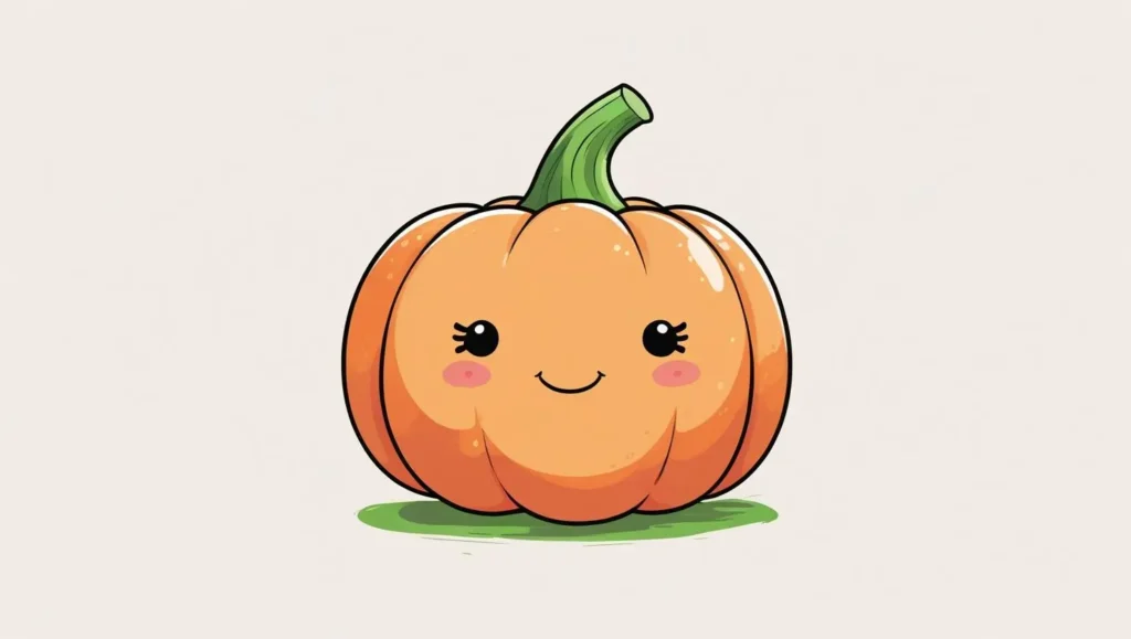 How to Draw a Pumpkin (Step by Step for Beginners) - Poppy Art Paint