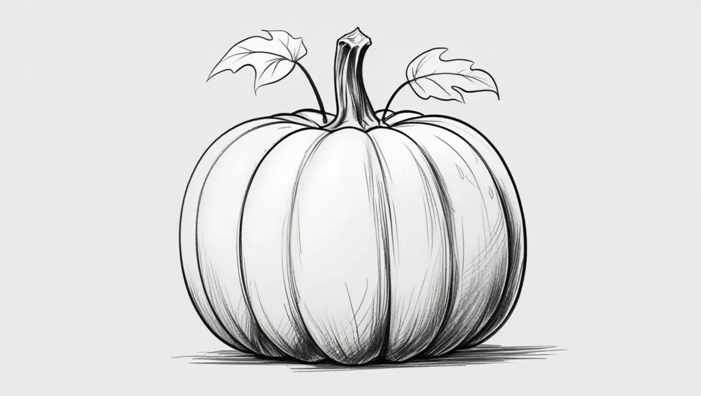 How to Draw a Pumpkin (Step by Step for Beginners) - Poppy Art Paint